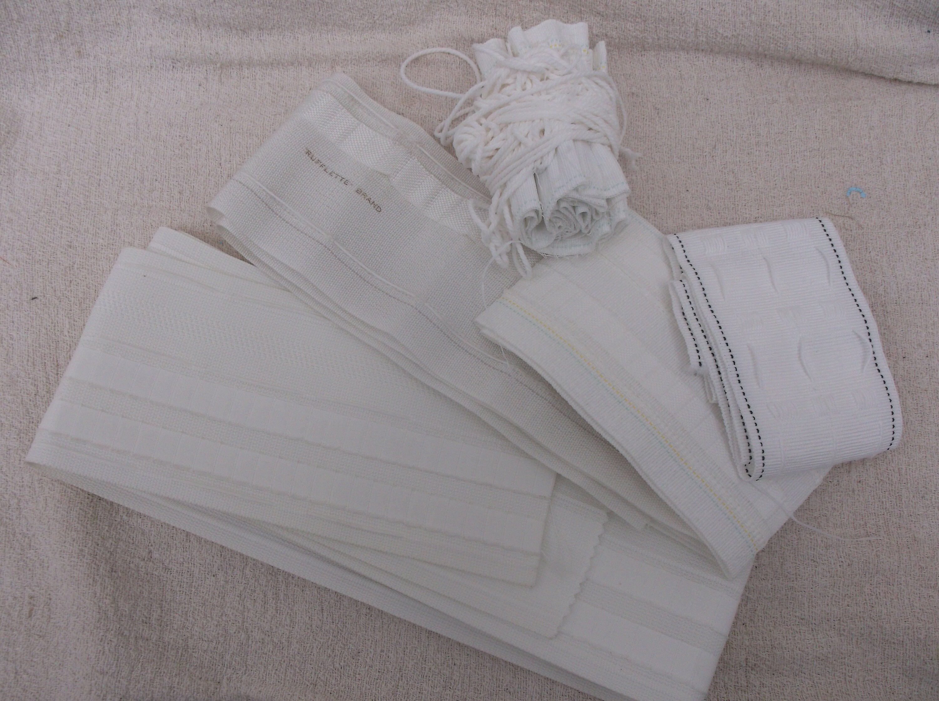 Curtain Rufflette, Rufflette Tape, Curtain Making Supplies, Pelmet Hook ...