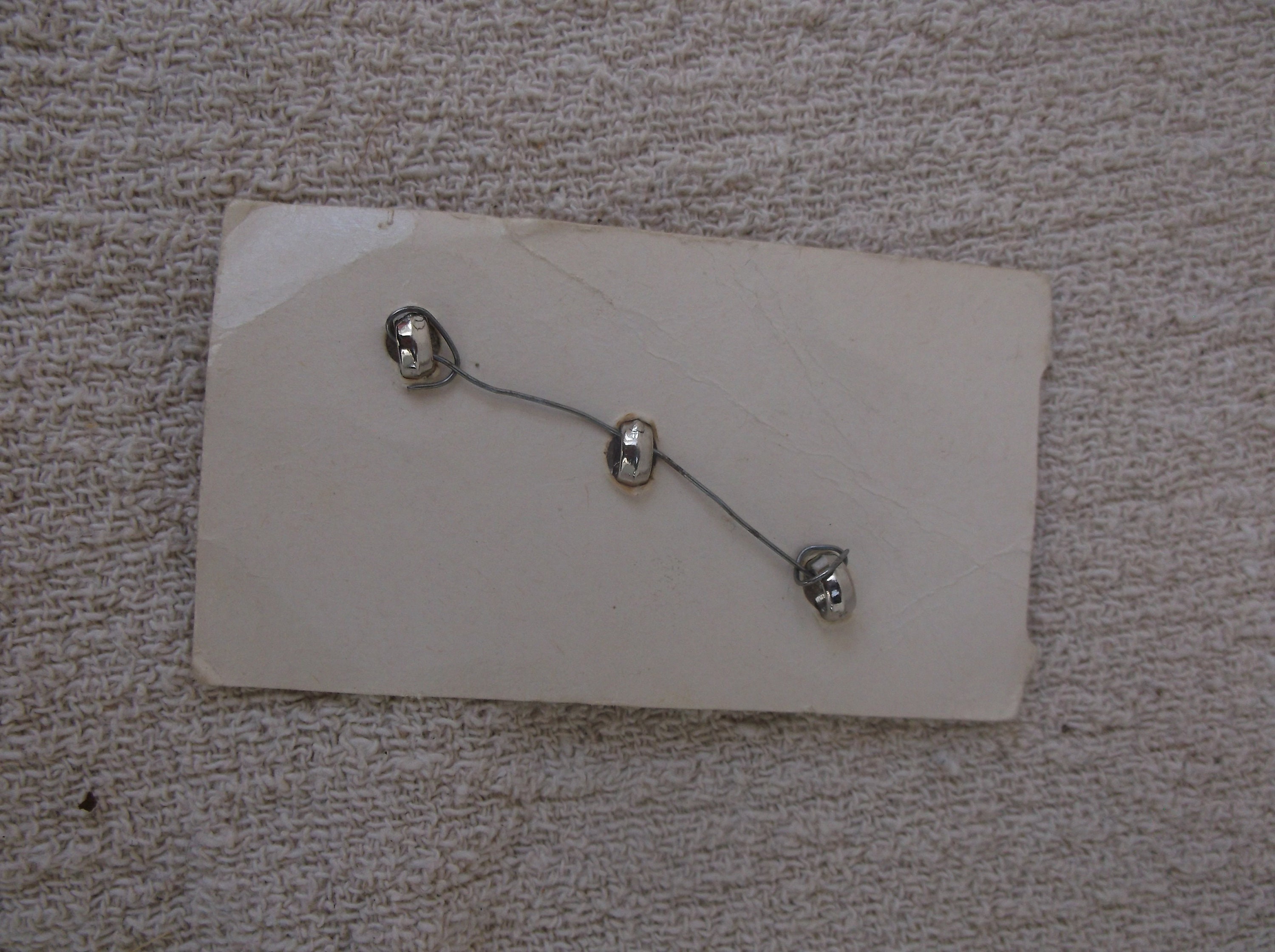 Metal Post Buttons, Vintage Shank Buttons, Shiny Metal Buttons - Etsy
