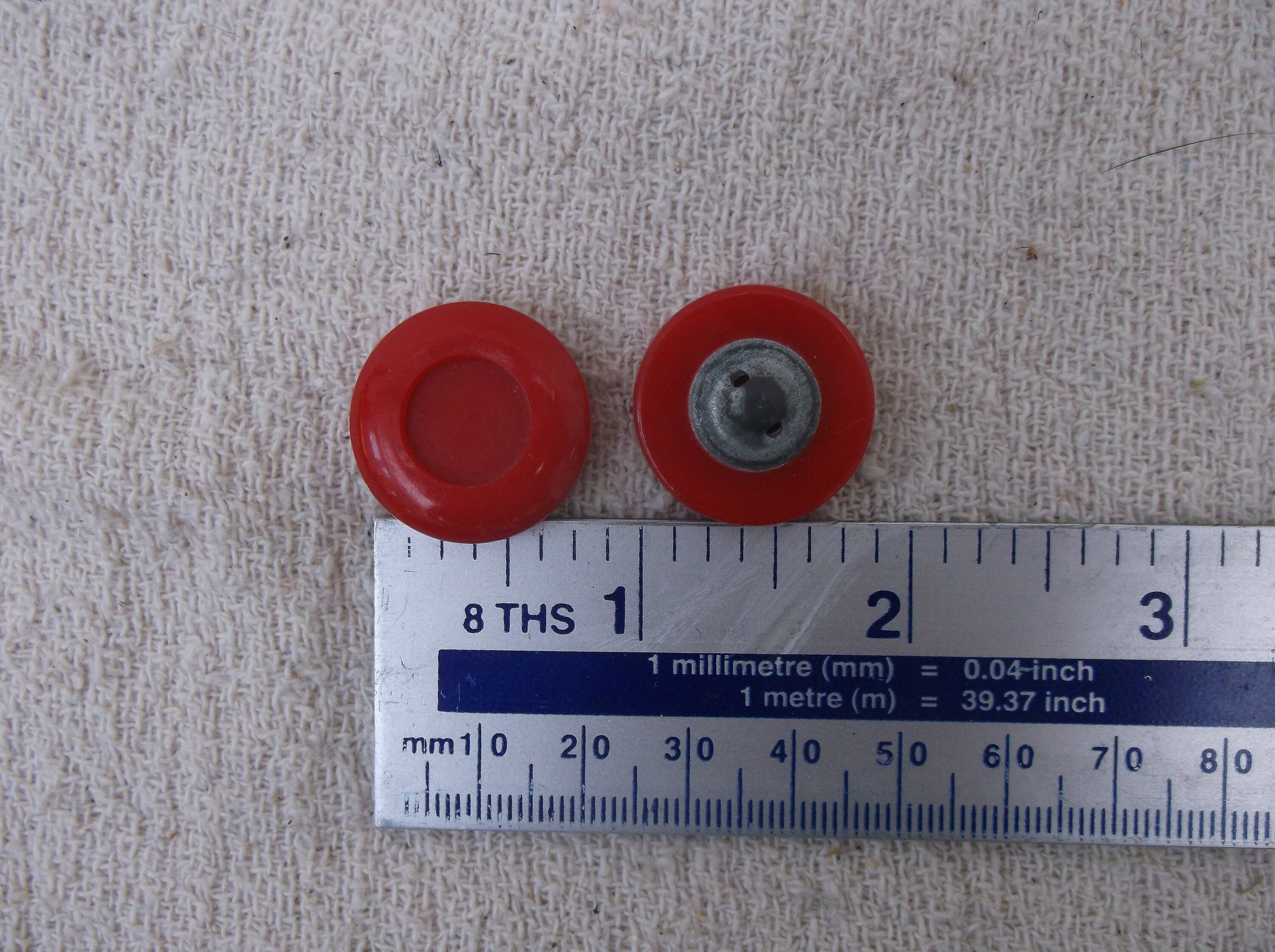 Red Buttons, Post Buttons, Stud Buttons, Shank Buttons - Etsy