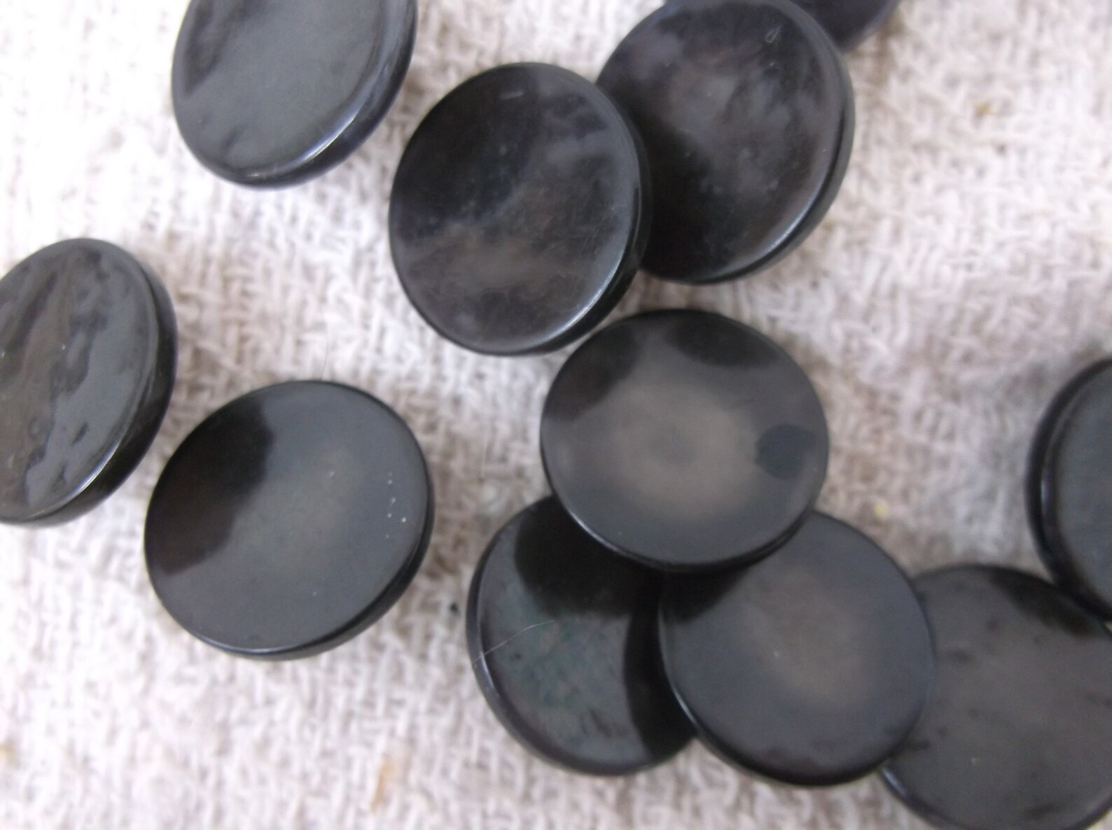 Dark Grey Buttons, Post Buttons, Vintage Buttons, Shank Buttons - Etsy