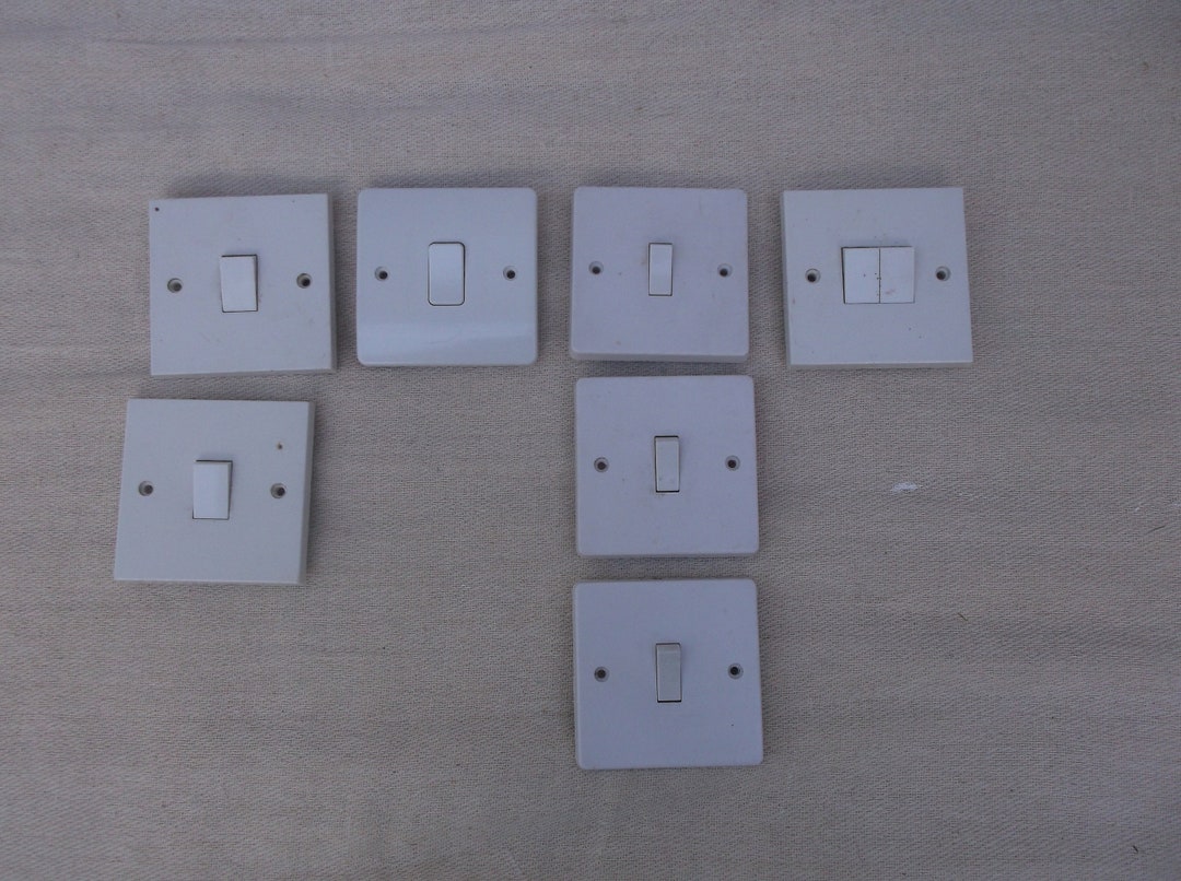 Vintage British Light Switch Cover - MK Ashley Period Style - Etsy