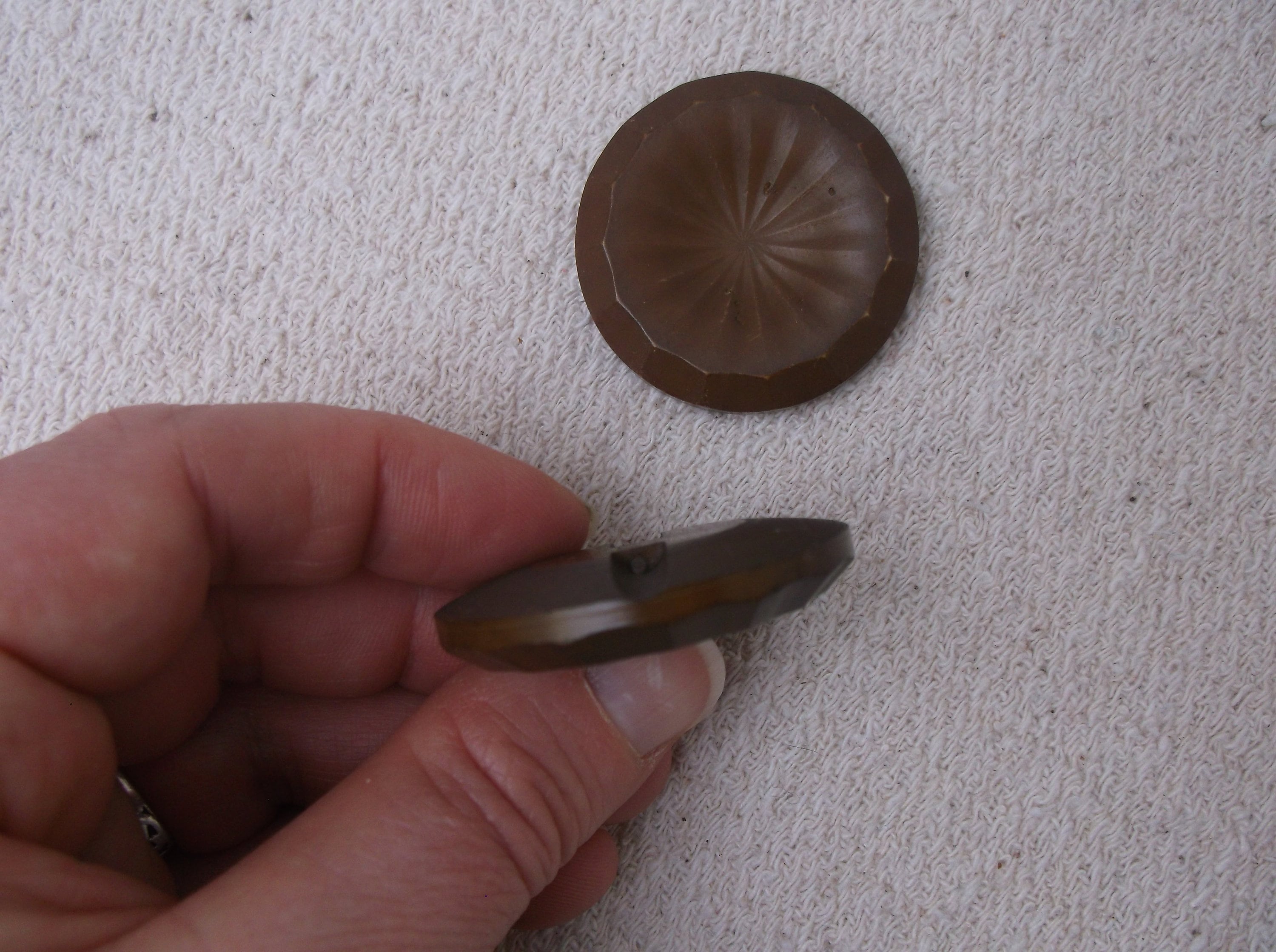 Large Brown Buttons, Vintage Shank Buttons, Coat Buttons - Etsy Singapore