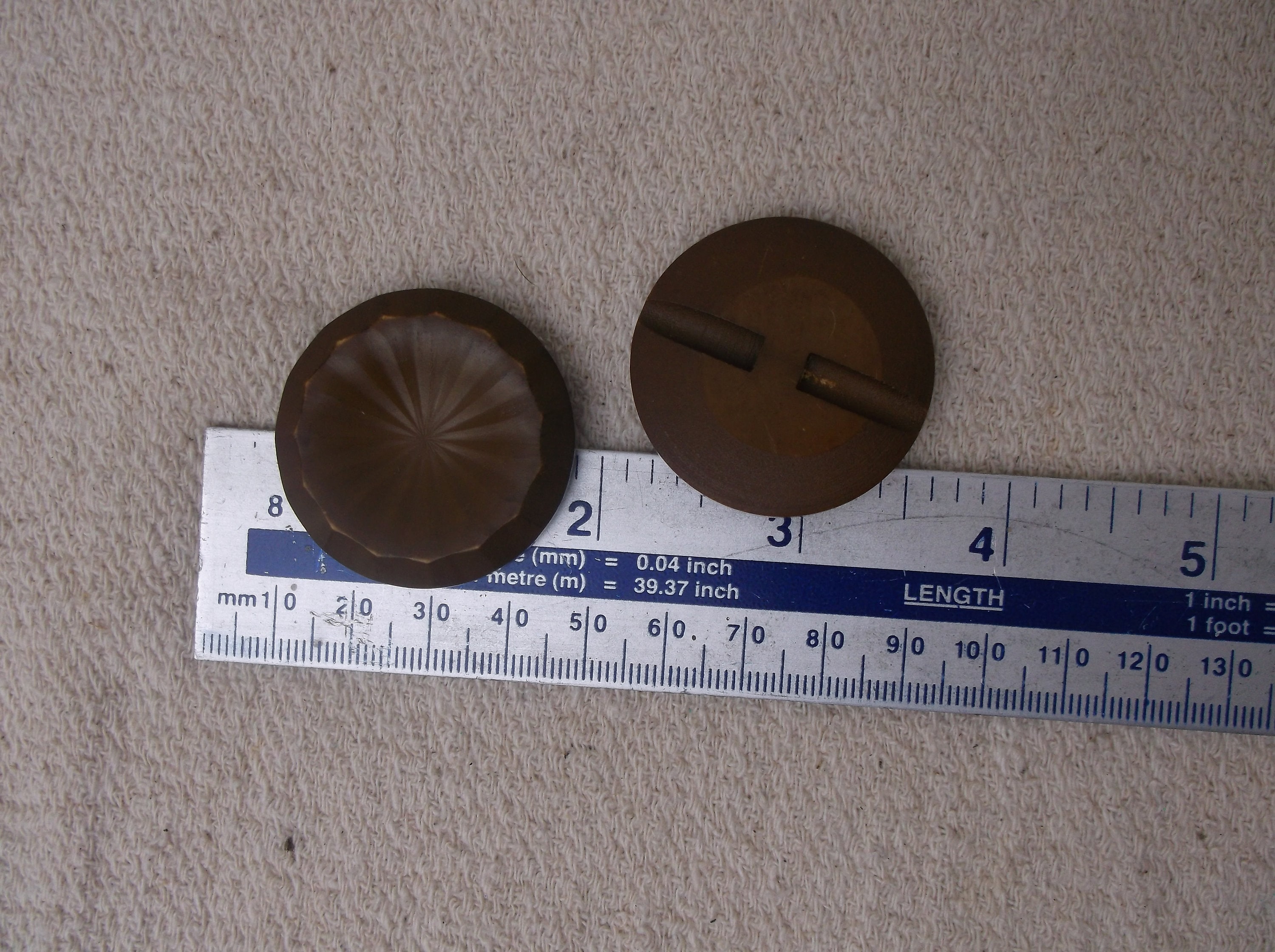 Large Brown Buttons, Vintage Shank Buttons, Coat Buttons - Etsy Singapore