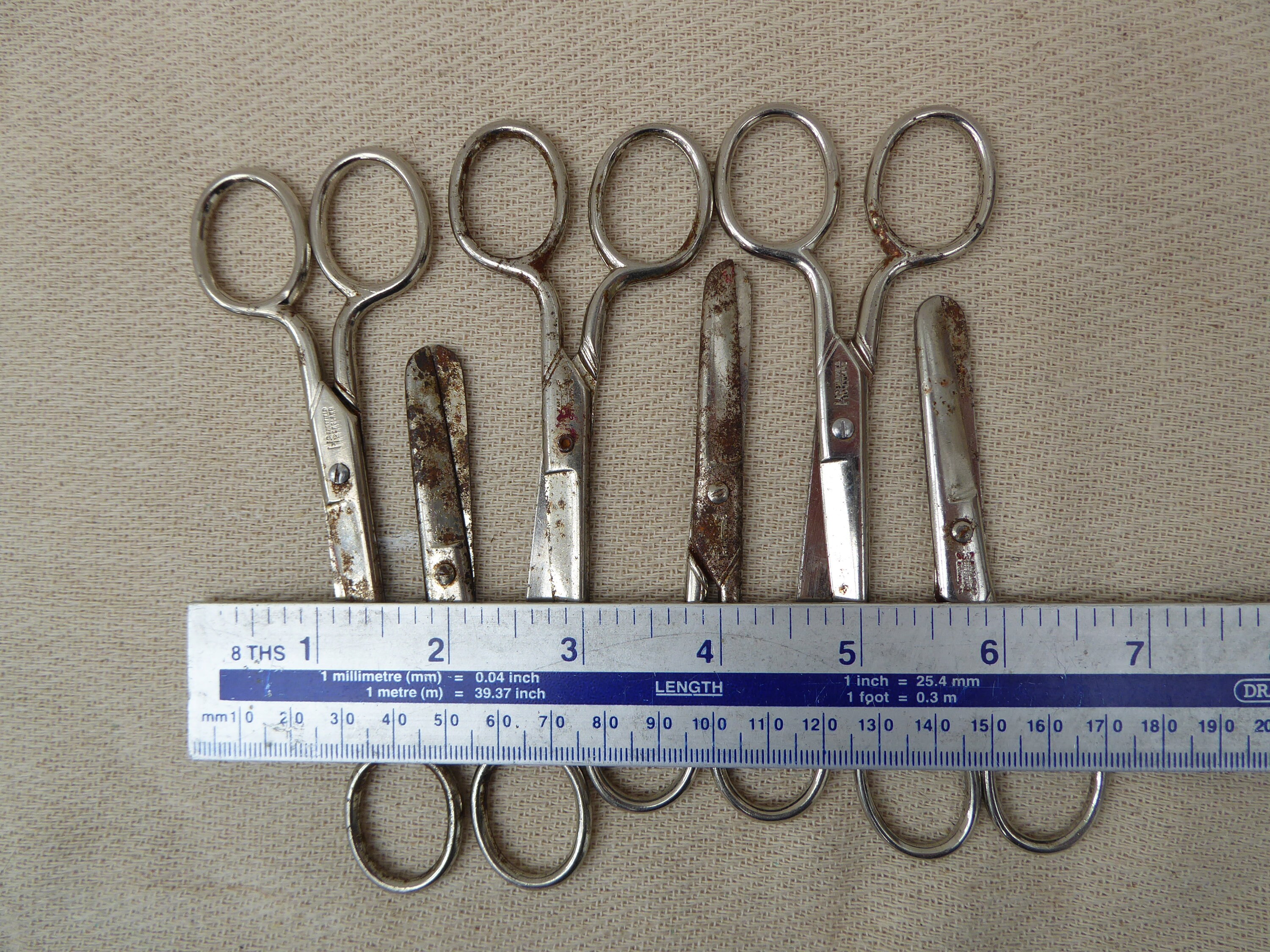 Vintage Scissors, Paper Scissors, Round Tip Scissors, Child Safe ...