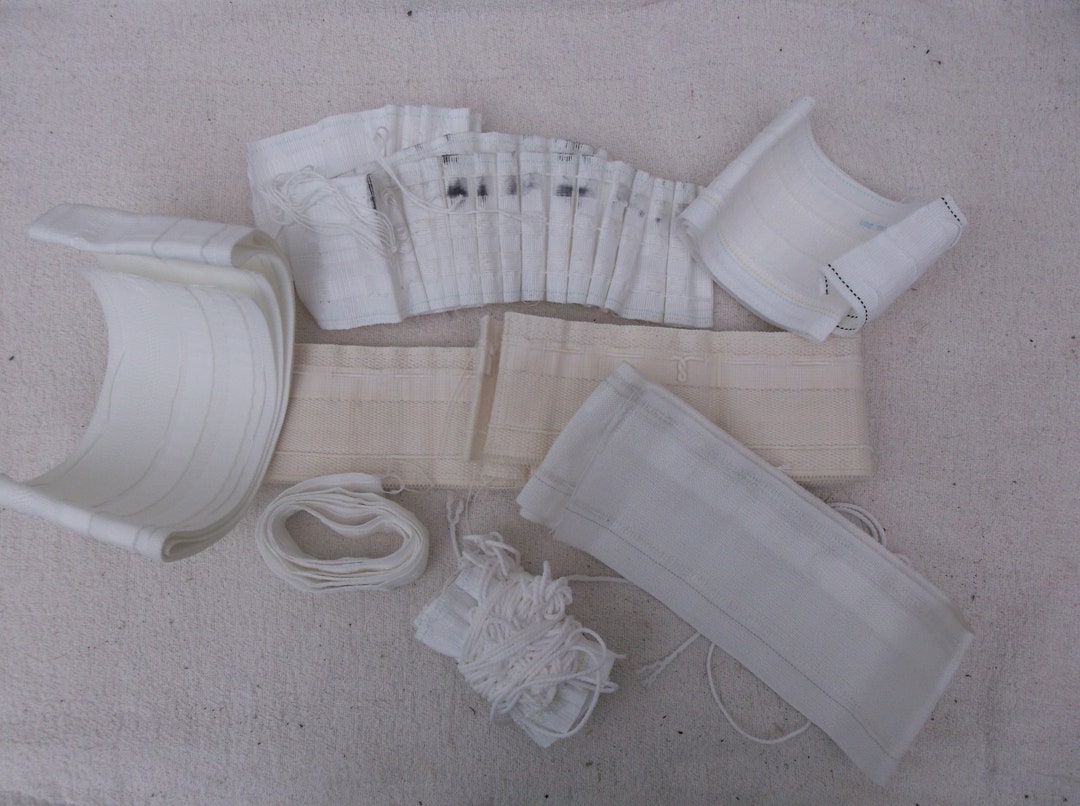 Curtain Rufflette, Rufflette Tape, Curtain Making Supplies, Pelmet Hook ...