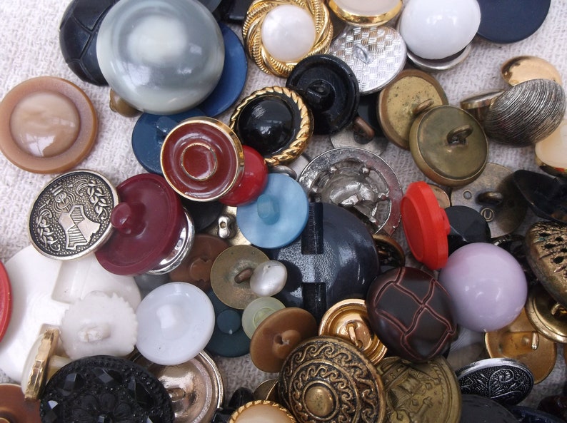 Fancy Shank Buttons, Mixed Bundles of Decorative Buttons, Post Button ...