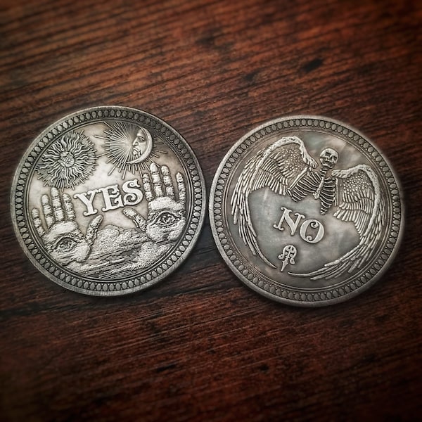 Yes No Coin - Etsy