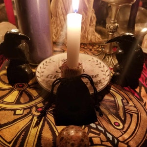 Raven Familiar Spirit Spell Charm Bag Customized Spirit Companion Spell ...