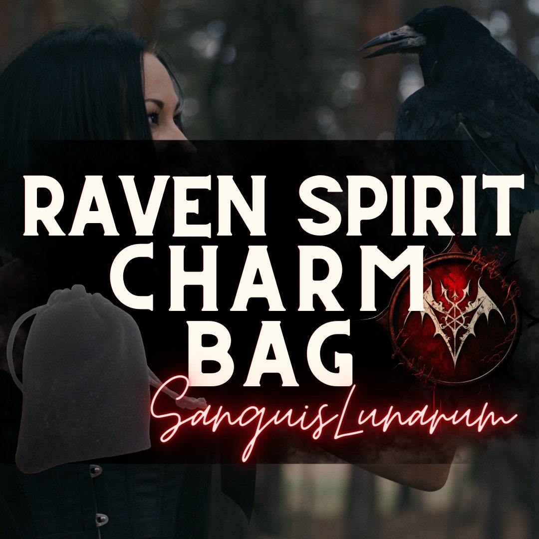 Raven Spirit Vision Creature Ritual Charm Bag Customized Spirit ...