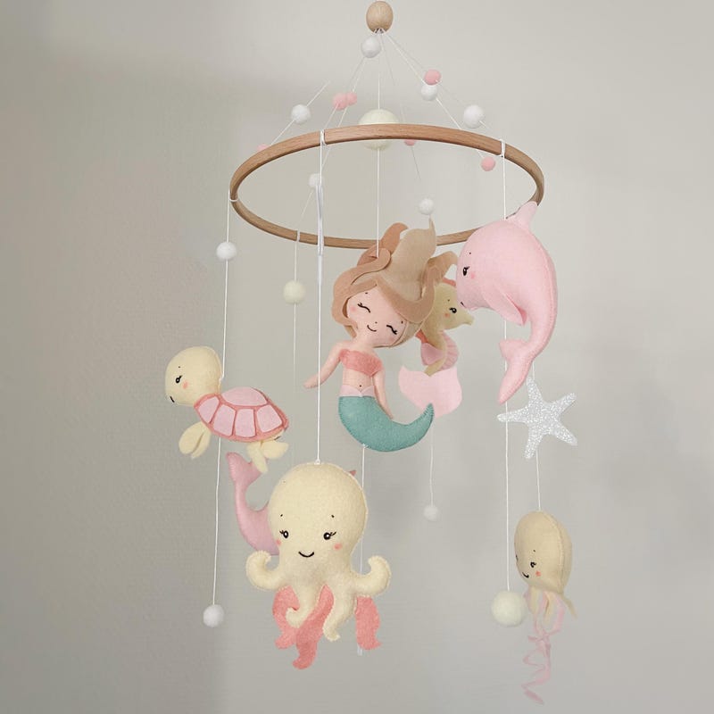 Mermaid Baby Mobile - Etsy