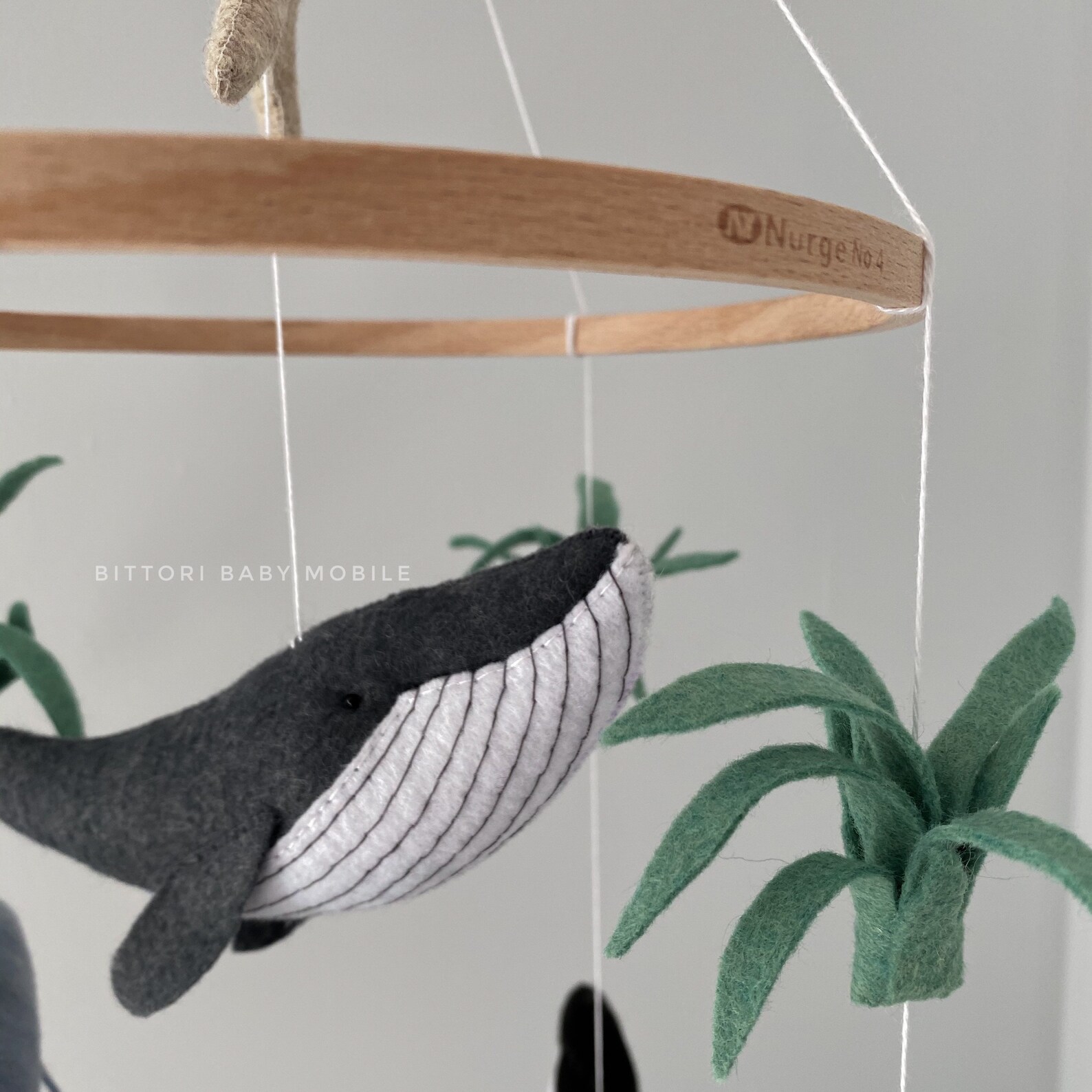 Whale Mobile for Unique Baby Gift Nursery Fish Mobile Baby - Etsy