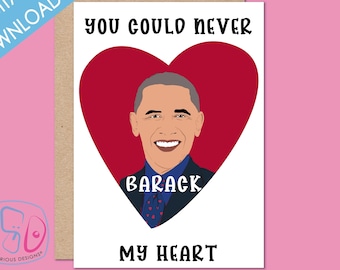 Obama Birthday Card - Etsy