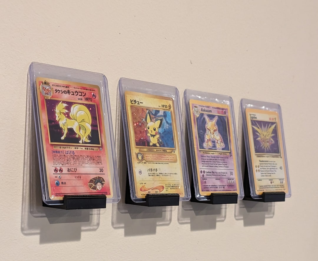 Trading Card Wall Display Mount | Pokemon | Magic the Gathering | Yugio ...