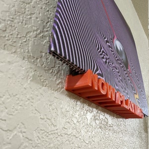 Now Playing wall mounted vinyl record display shelf for your | Etsy