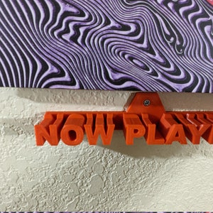 Now Playing wall mounted vinyl record display shelf for your | Etsy