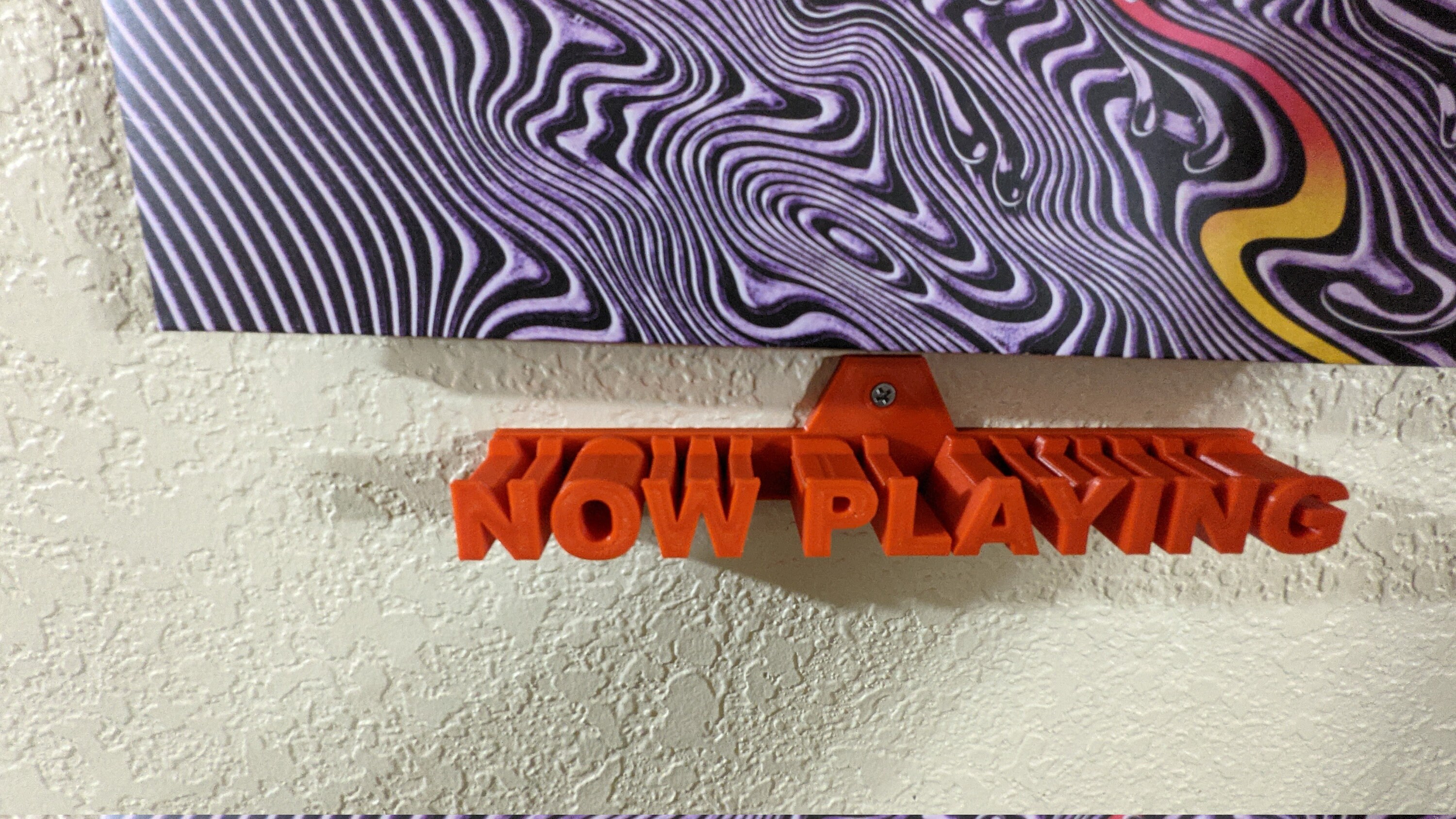 Now Playing wall mounted vinyl record display shelf for your | Etsy