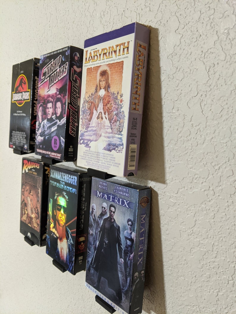 VHS Floating Shelf Wall Mount VHS Display Stand VHS - Etsy