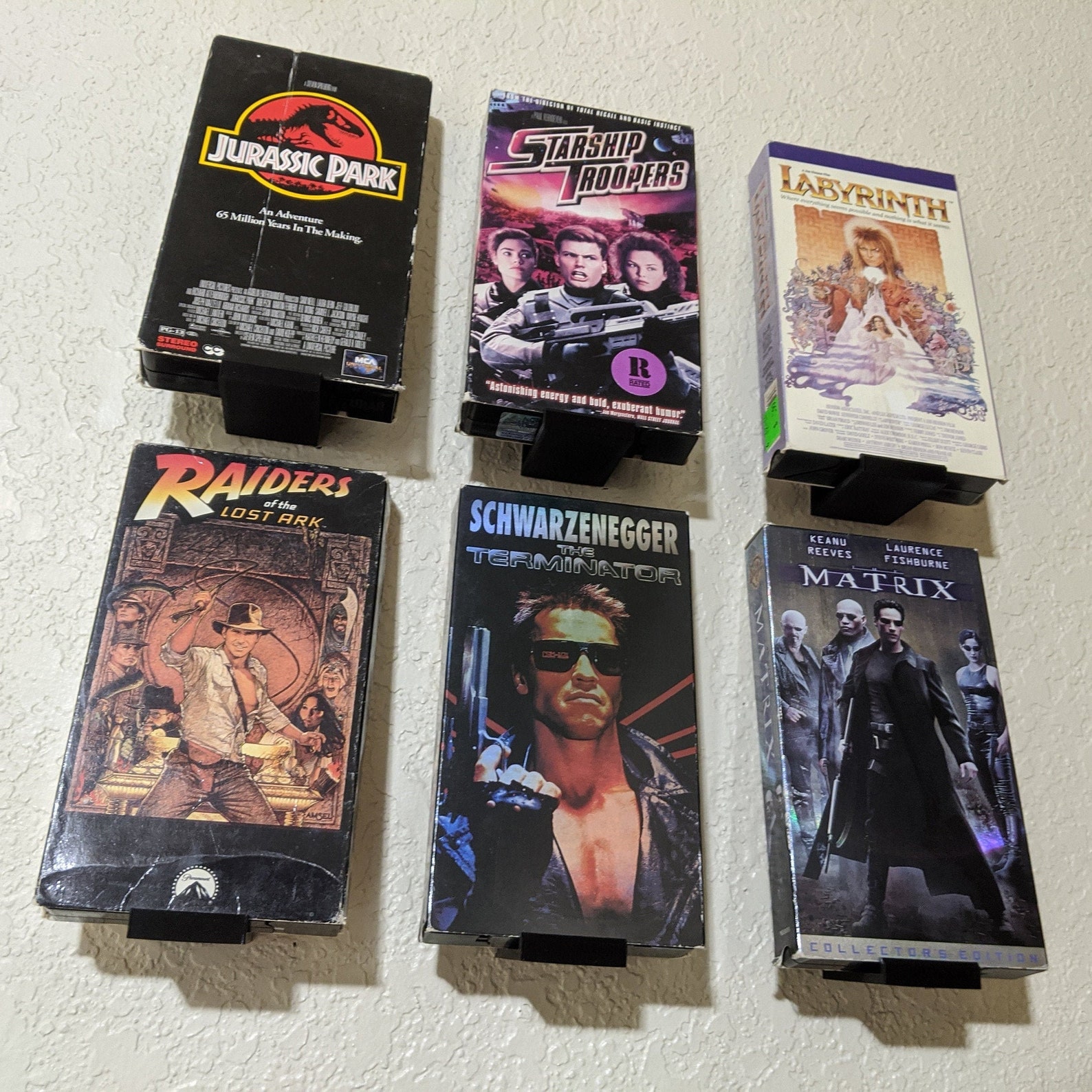 VHS Floating Shelf Wall Mount VHS Display Stand VHS - Etsy