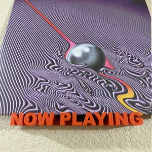 Now Playing wall mounted vinyl record display shelf for your | Etsy