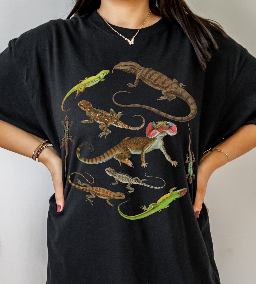 Lizard Shirt Cottagecore Shirt Reptile Tee Gecko Tee - Etsy