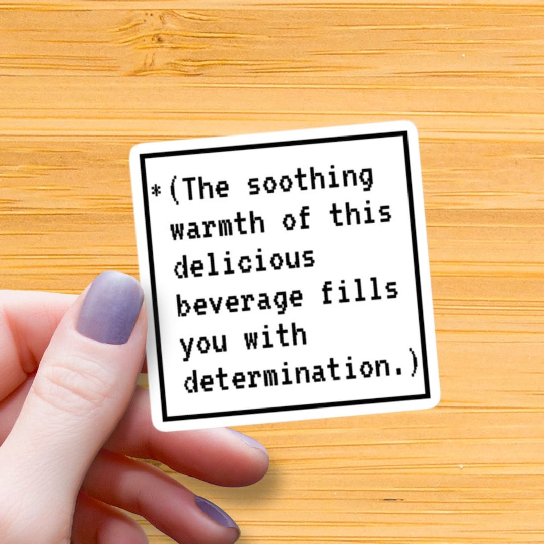 The Soothing Warmth of This Beverage Waterproof Glossy - Etsy