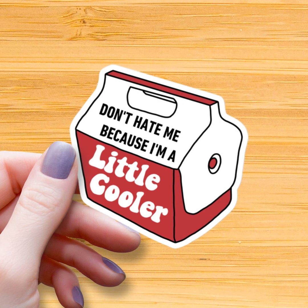Little Cooler Pun Sticker: Waterproof Glossy Vinyl Decal - Etsy