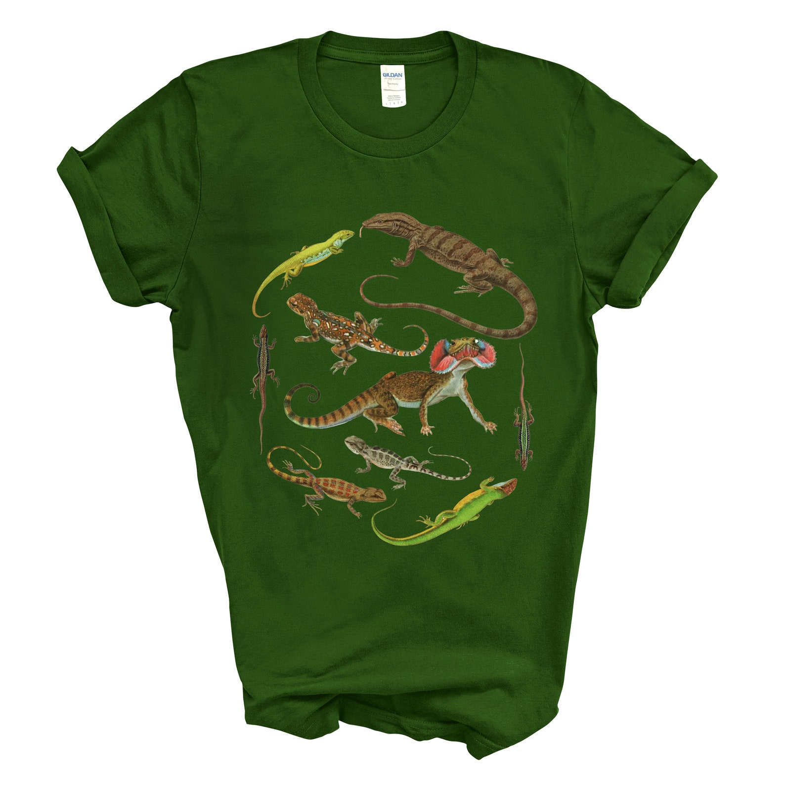 Lizard Shirt Cottagecore Shirt Reptile Tee Gecko Tee - Etsy
