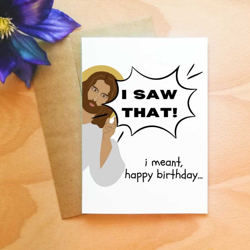 Funny Christian Card - Etsy