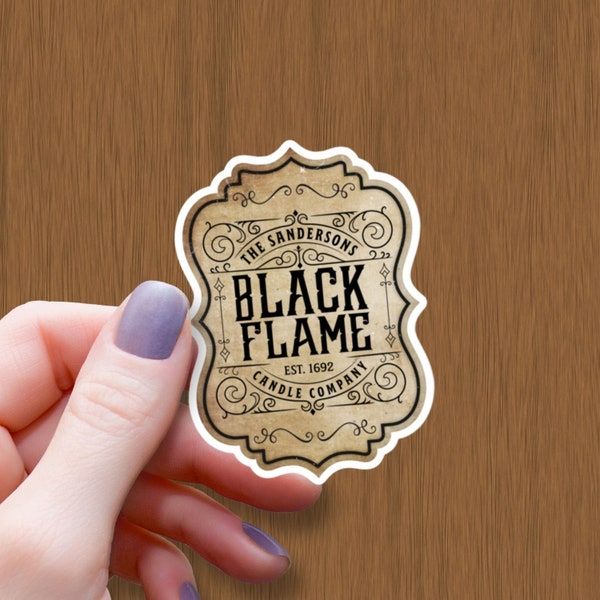 Black Flame Candle - Etsy