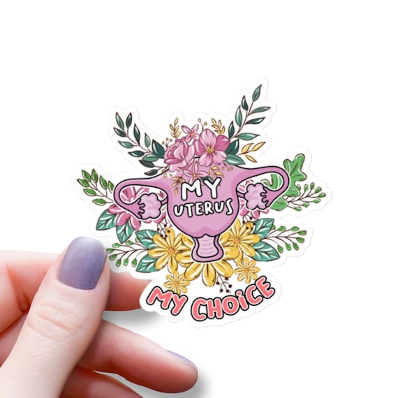 My Uterus My Choice Waterproof Glossy Sticker Feminist Laptop - Etsy Canada