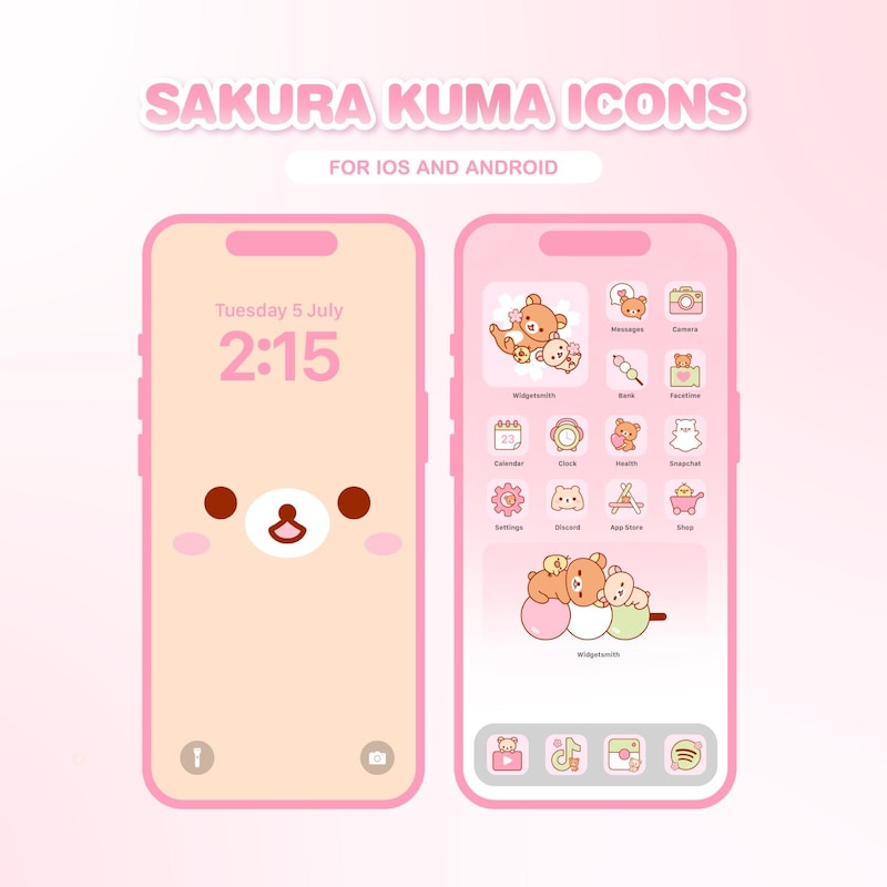 Kawaii App Icons - Etsy