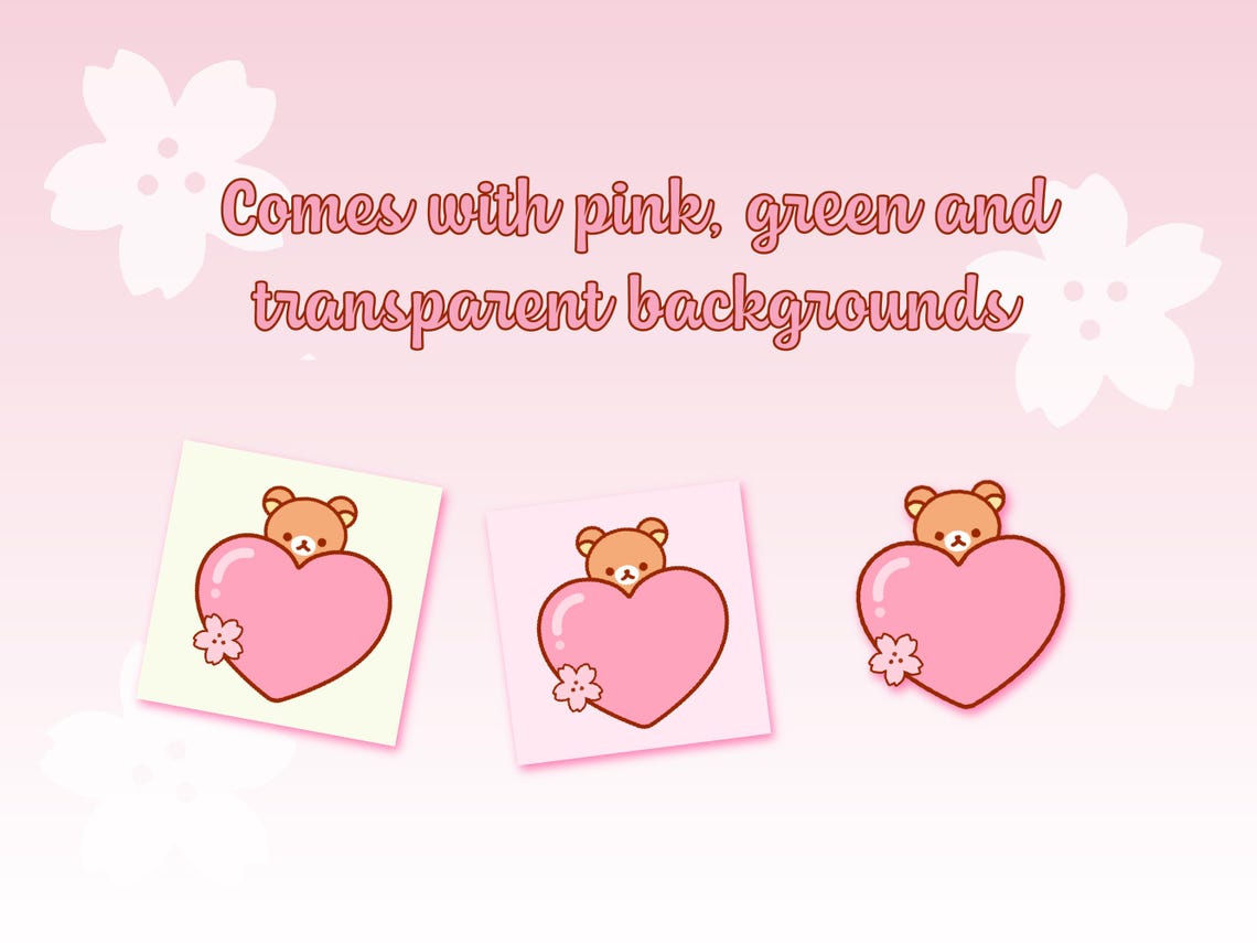 Sakura Kuma Icon Pack, Cute Icons, Pink Icon Set, Ios and Android App ...