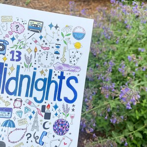 Midnights Print,swiftie Gifts,midnights Poster,handmade,eras Tour,wall ...