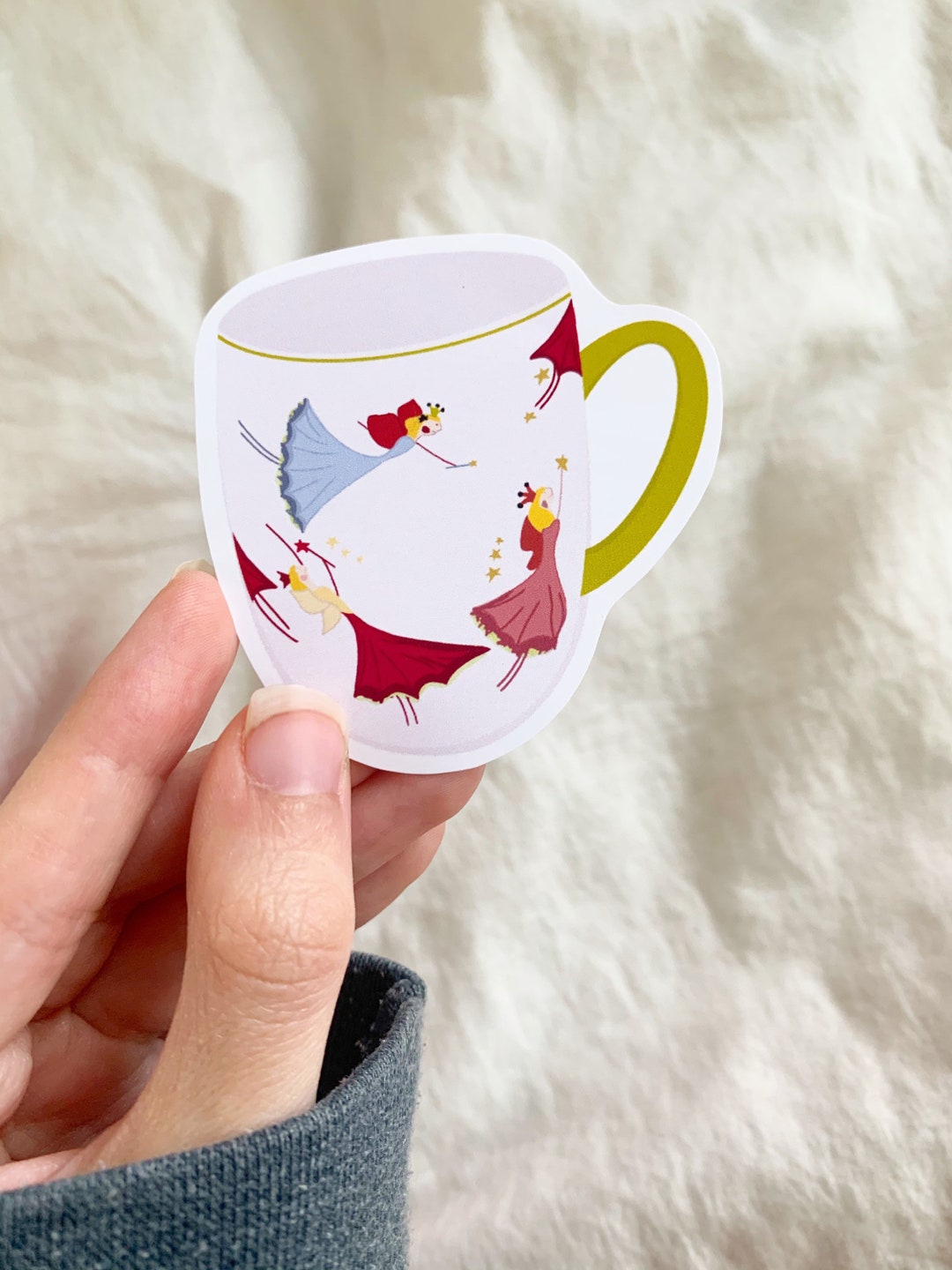 Jessica Day Fairy Mug Sticker,new Girl Stickers,mug Sticker,new Girl Tv ...