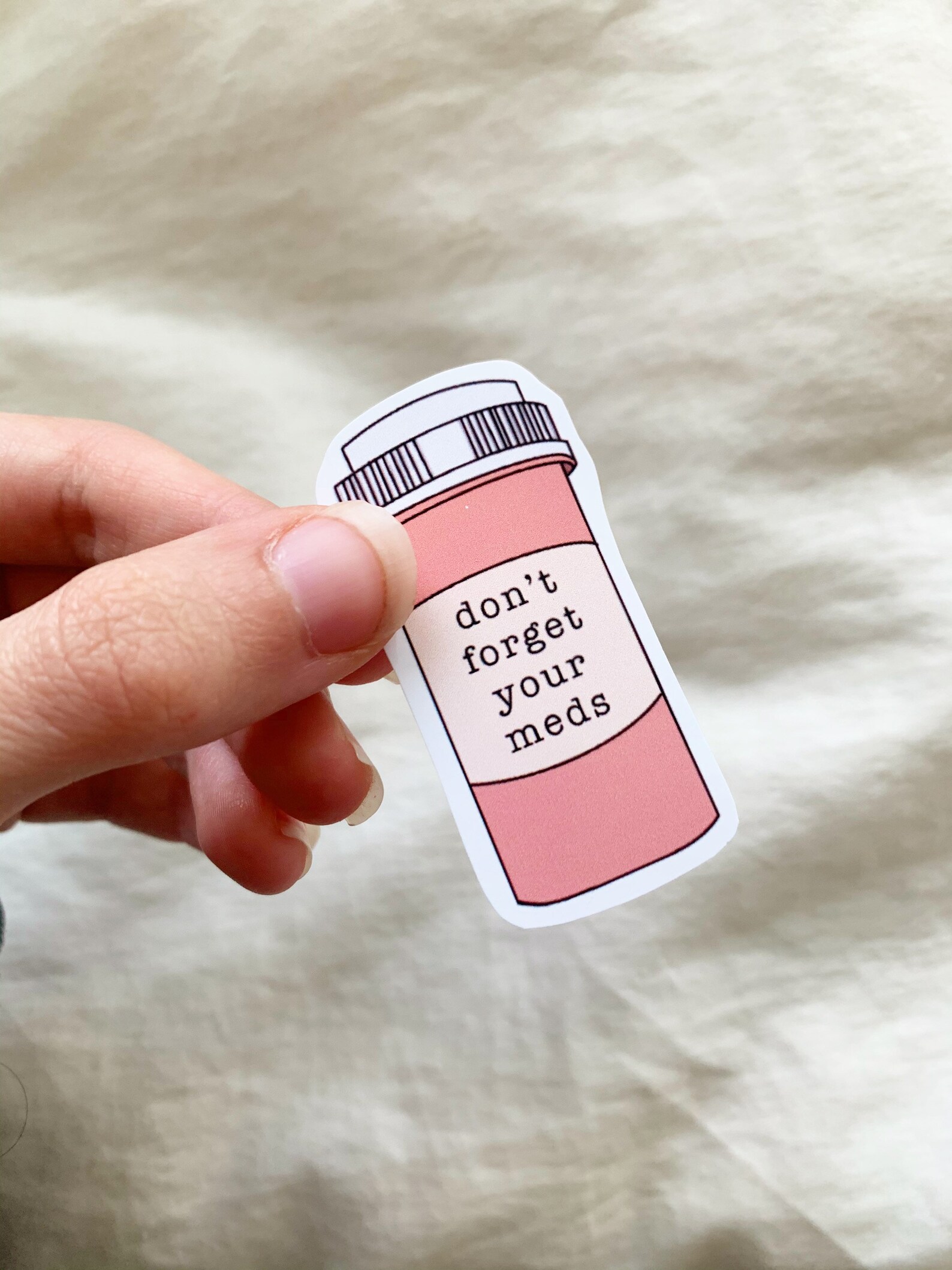 Dont Forget Your Meds Sticker Pill Bottle Sticker Mental | Etsy
