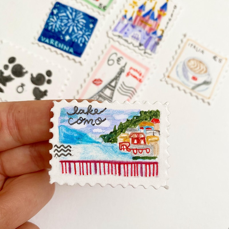 Postal Rubber Stamp - Etsy
