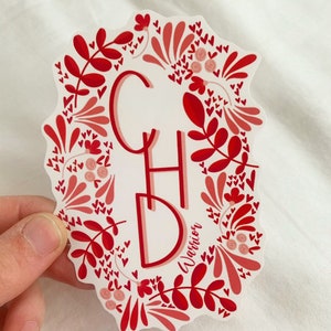 Congenital Heart Disease Warrior Sticker,chd,charity Sticker,donation ...