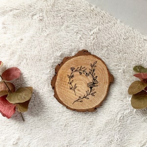 Floral NEDA Wood Slice Sign | NEDA Symbol Decor | Eating Disorder ...