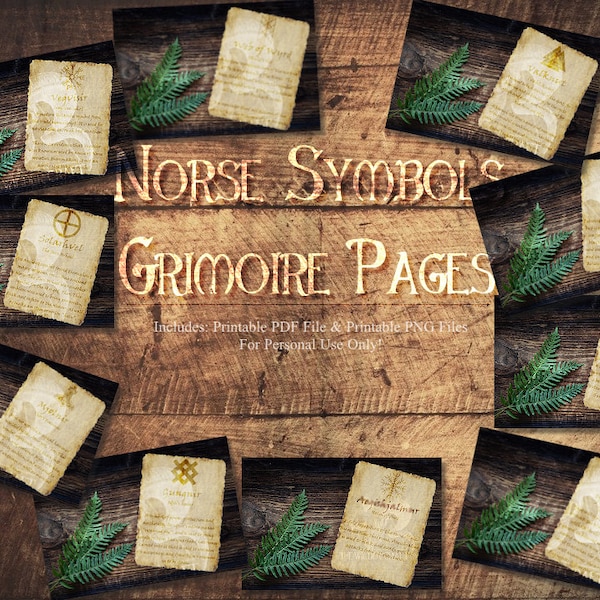 Grimoire Pages - Etsy