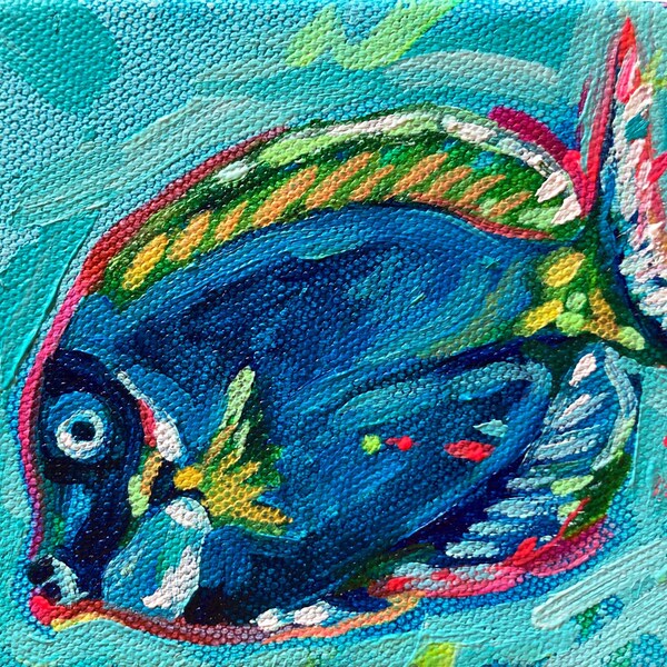 Fish Painting - Etsy