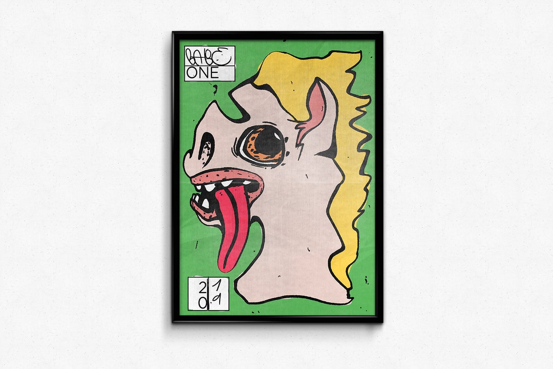 Crazy Horse Illustration A3 Poster - Etsy