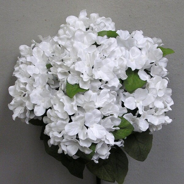White Silk Hydrangea - Etsy