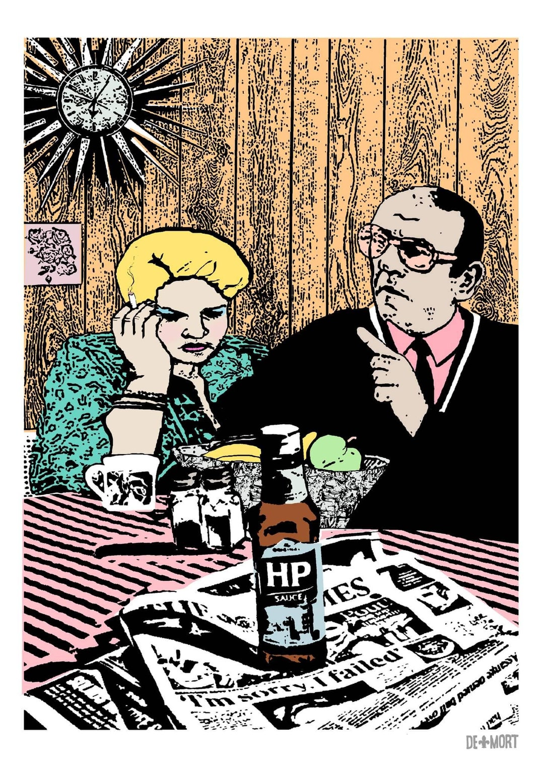 Pat & Frank Art Print - Etsy