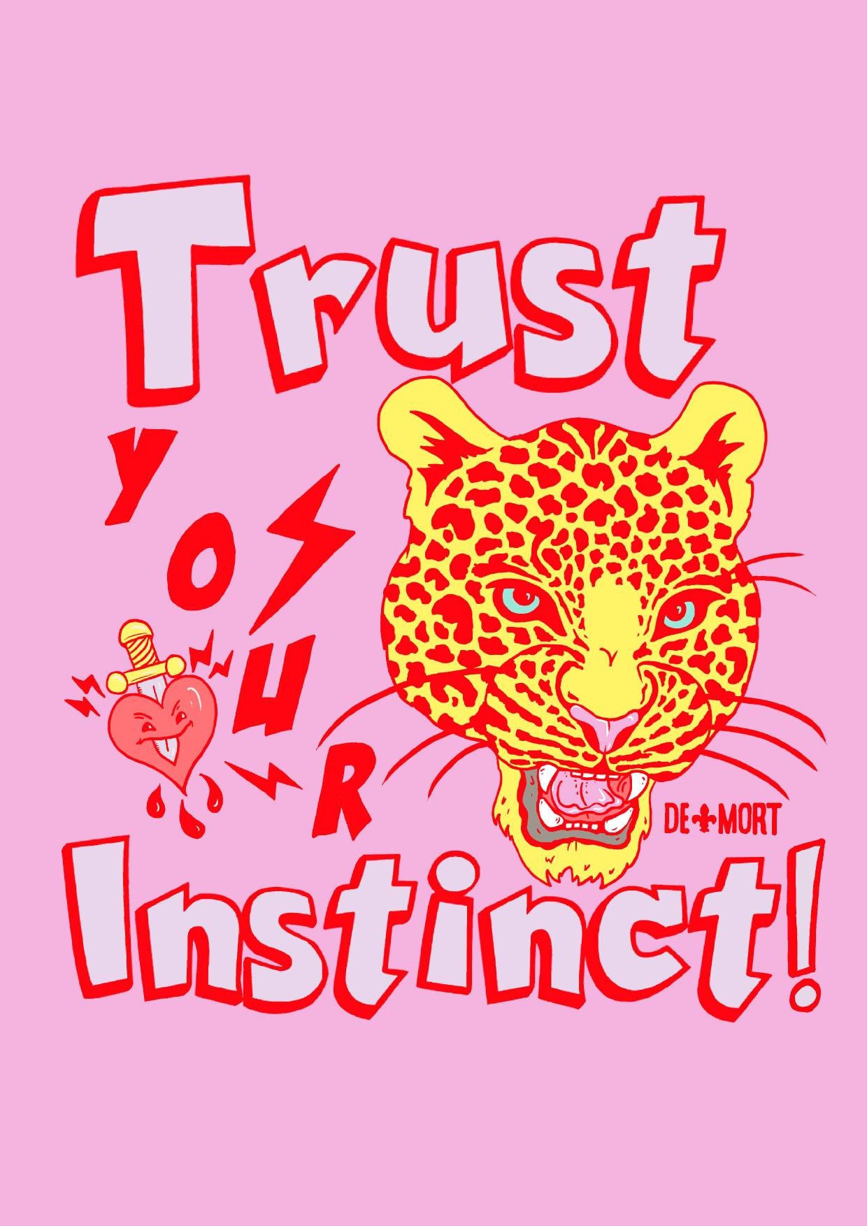 Trust Your Instinct Art Print - Etsy