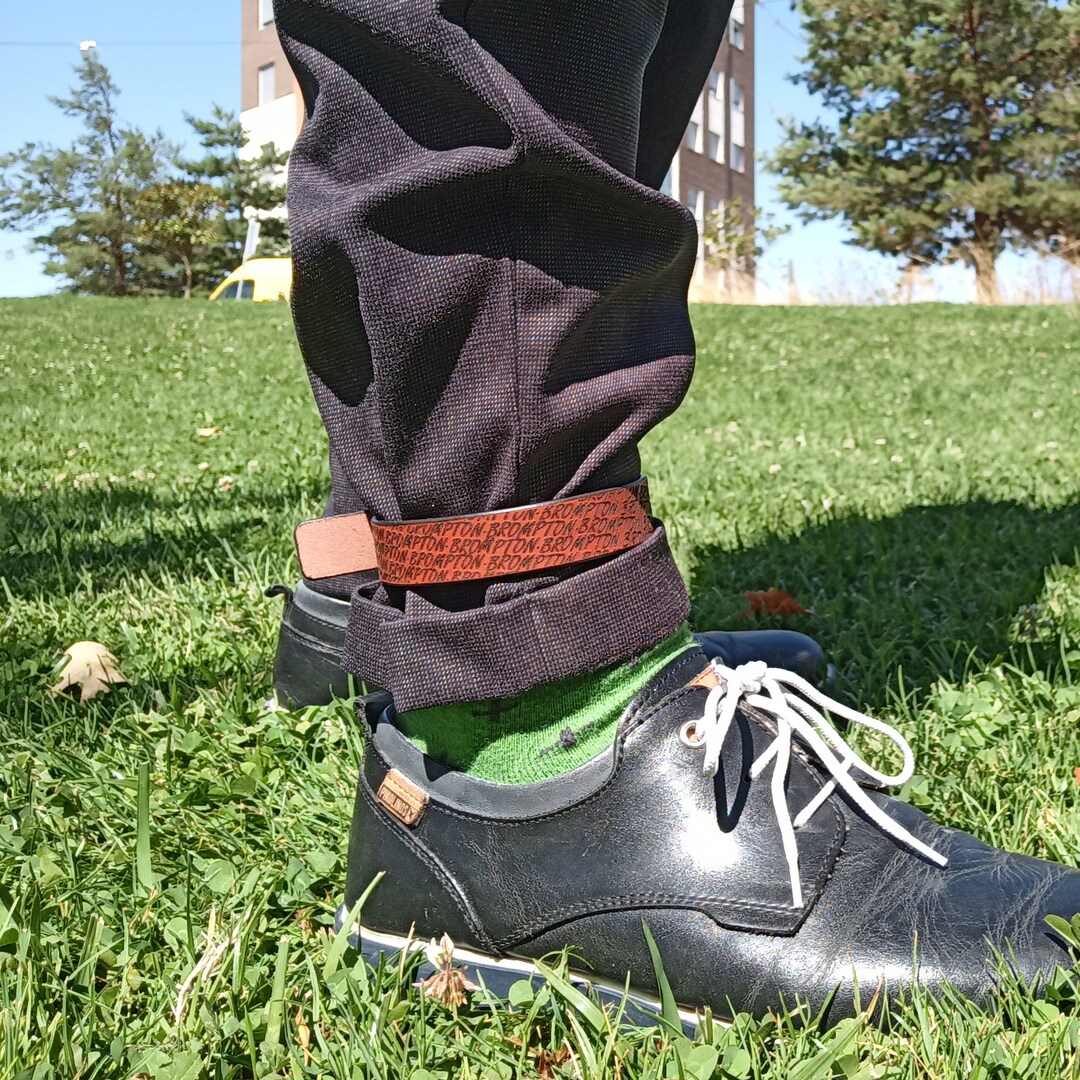 Trouser Strap, Leather Strap for Bikers Trousers. - Etsy
