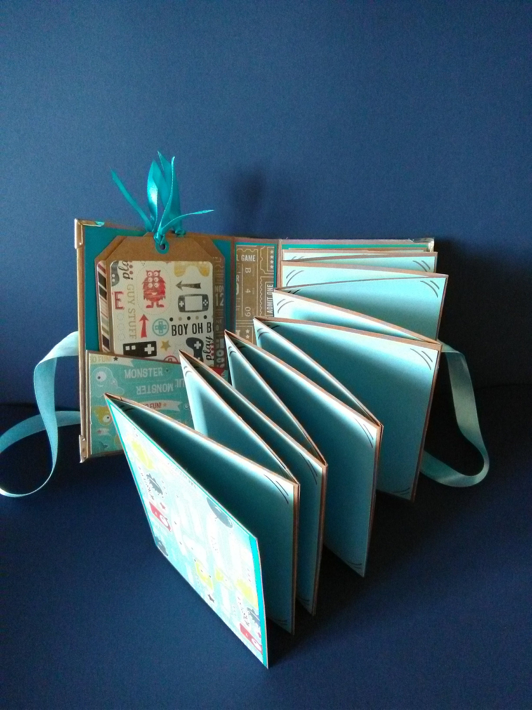Baby Boy Photo Book Custom Mini Photo Memory Book Accordion - Etsy