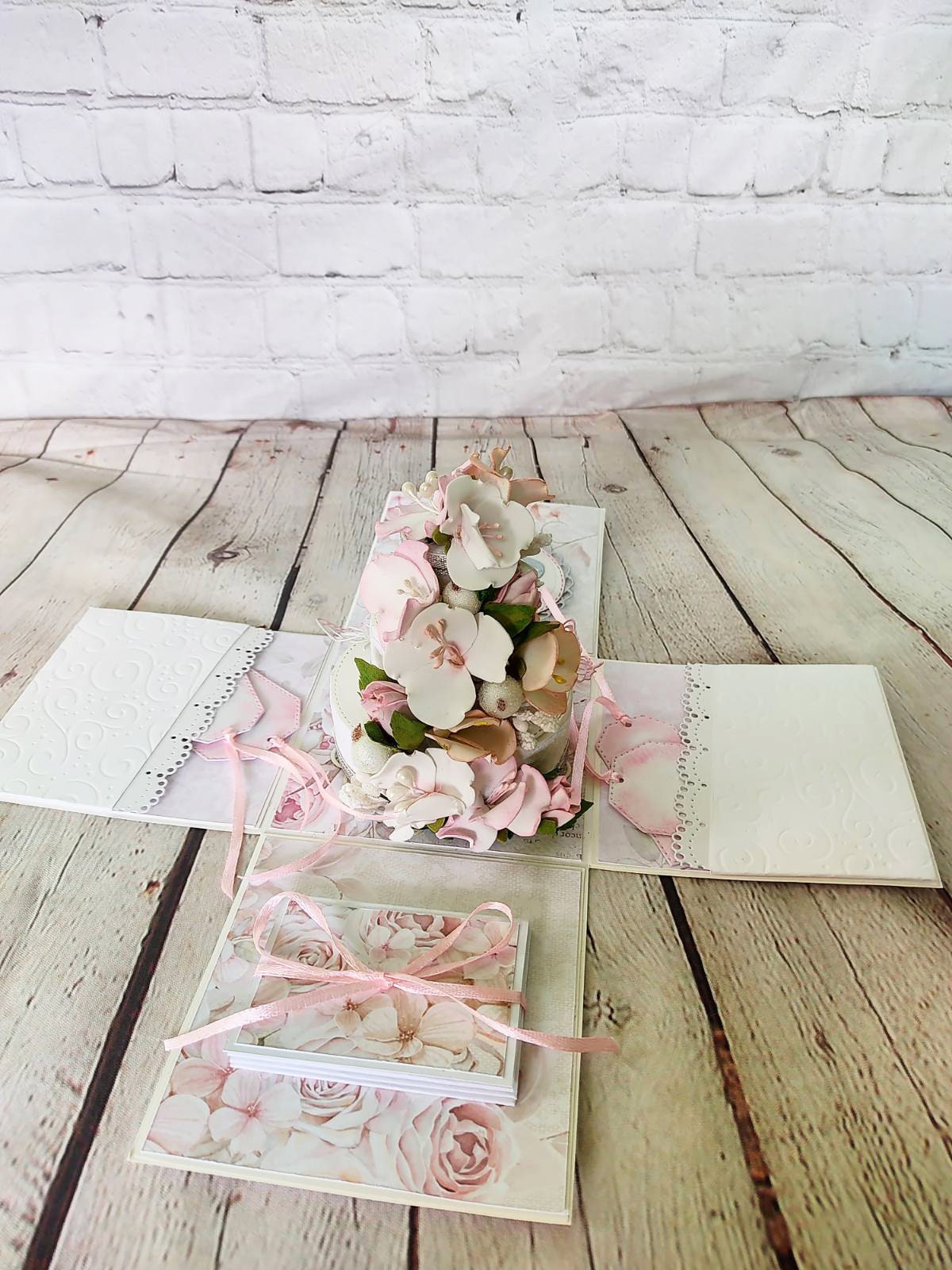 Explosion Box, Wedding Gift Box, Pop up Card, Wedding Pop up Card With ...