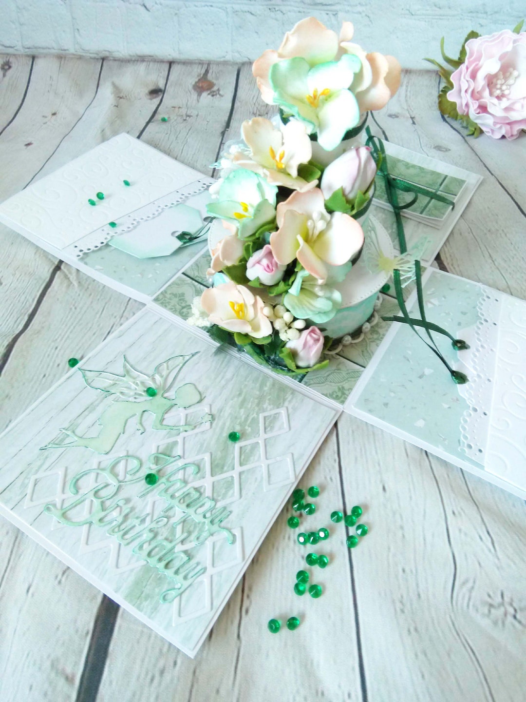 Explosion Box, Birthday Gift Box, Pop up Card, Birthday Pop up Card ...