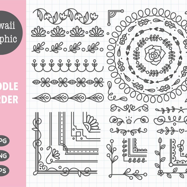 Hand Drawn Borders - Etsy