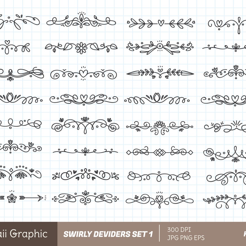 Doodle Dividers - Etsy